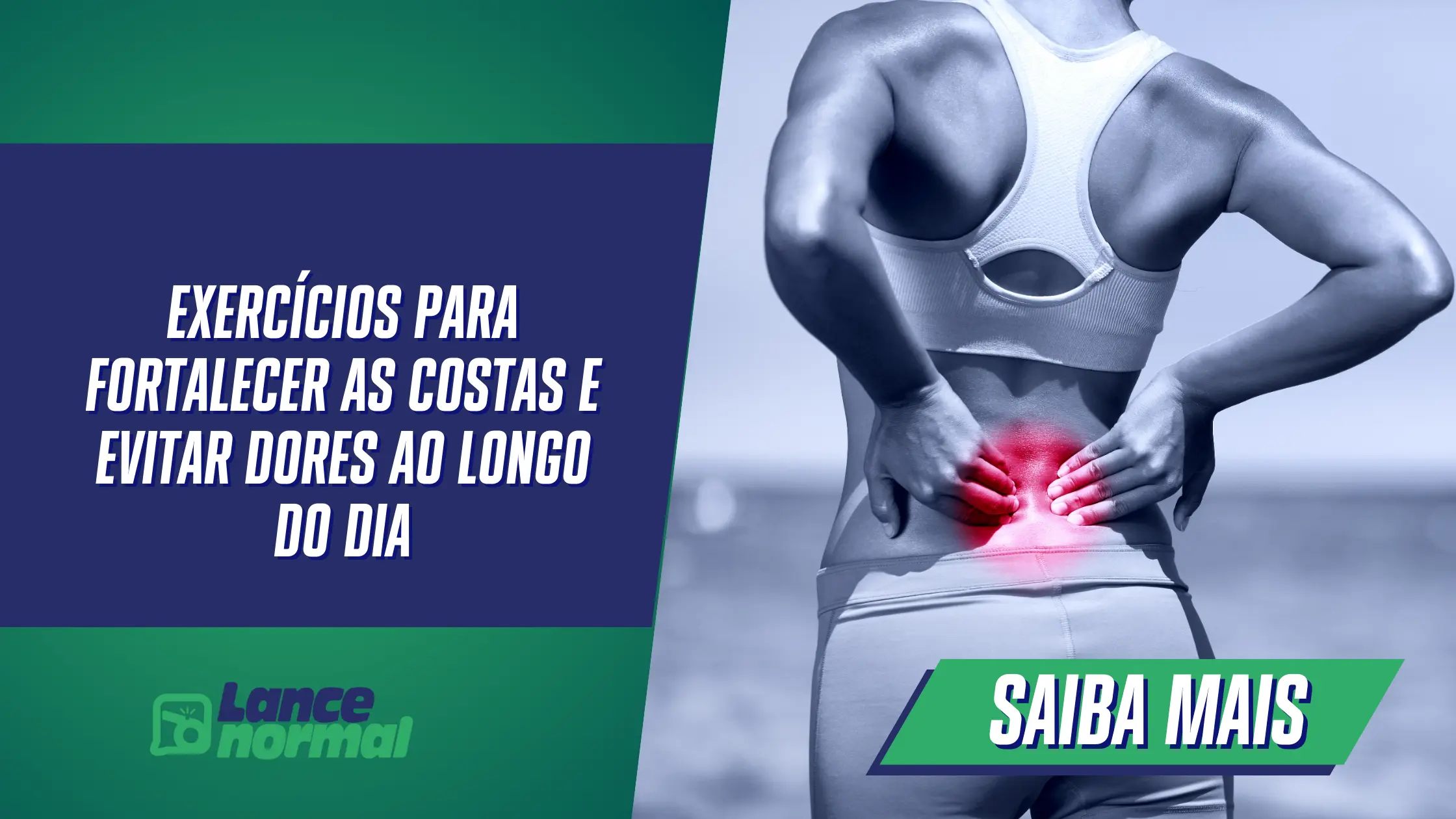 Exercícios para fortalecer as costas e evitar dores ao longo do dia